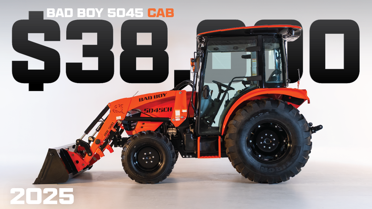 2025 Bad Boy 5045 & 5055 Review: Best 50 HP Compact Tractor for the Money